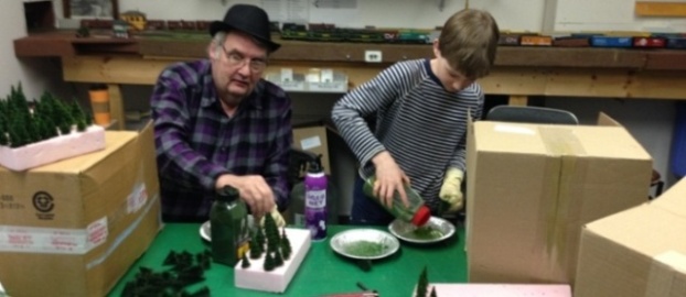 Photos – Clinic – 2015 – April – Making Trees – NWV Model Railroad ...